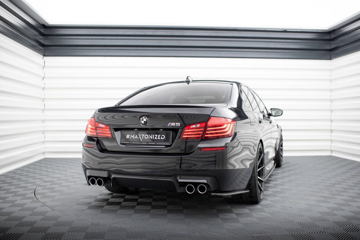 Street+ Heck Ansatz Flaps passend für BMW M5 F10 schwarz Hochglanz, 89,00