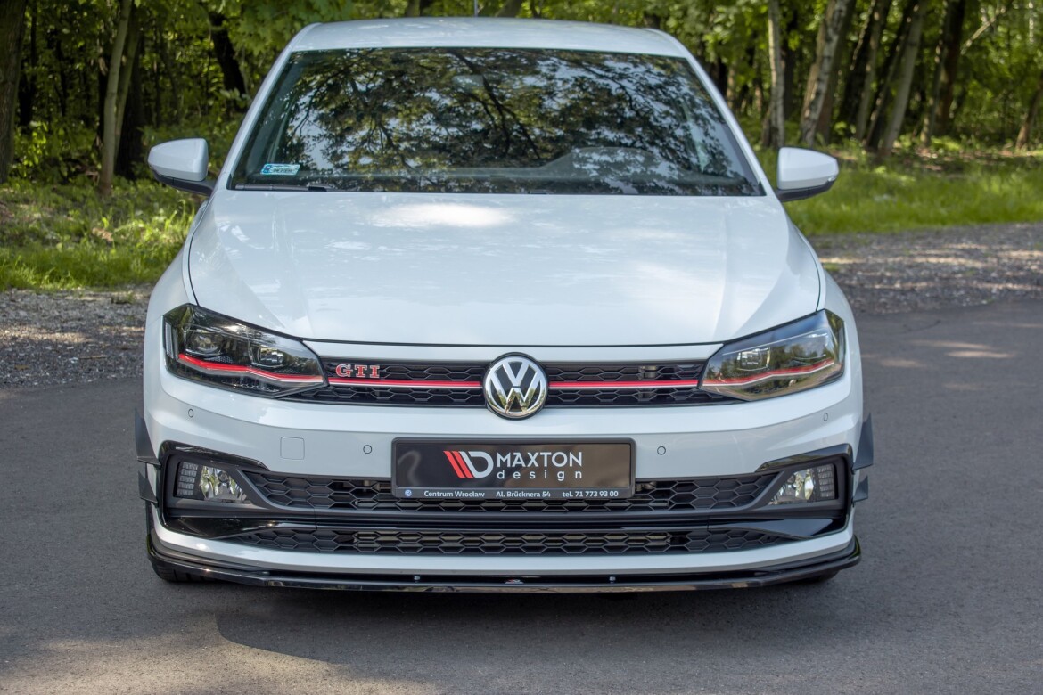 Street+ Spoilerlippe Front Ansatz V.1 passend für VW Polo GTI / R-lin ...