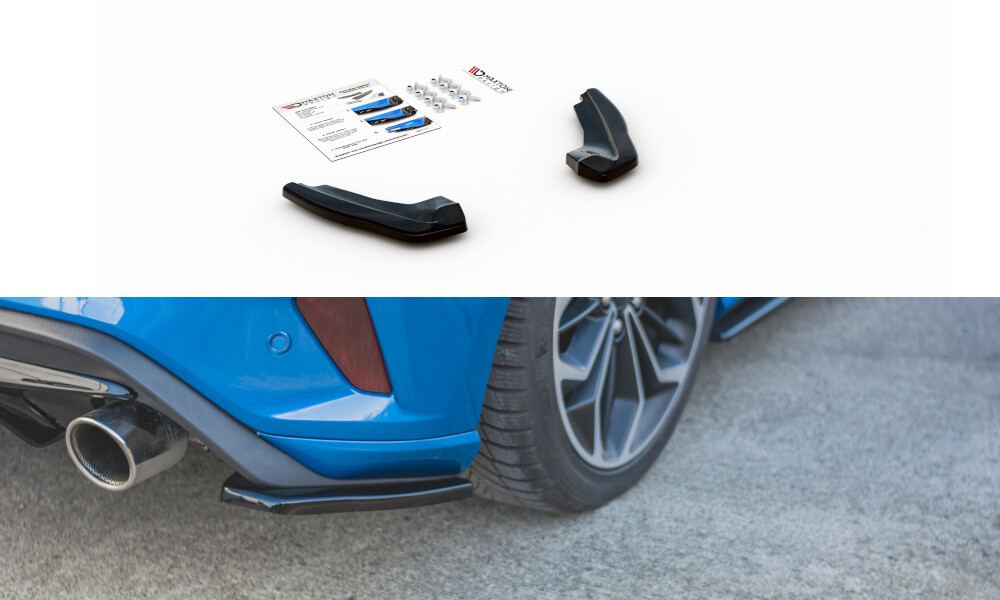 Street+ Heck Ansatz Flaps V.1 passend für Ford Focus ST Mk4 Carbon Lo ...