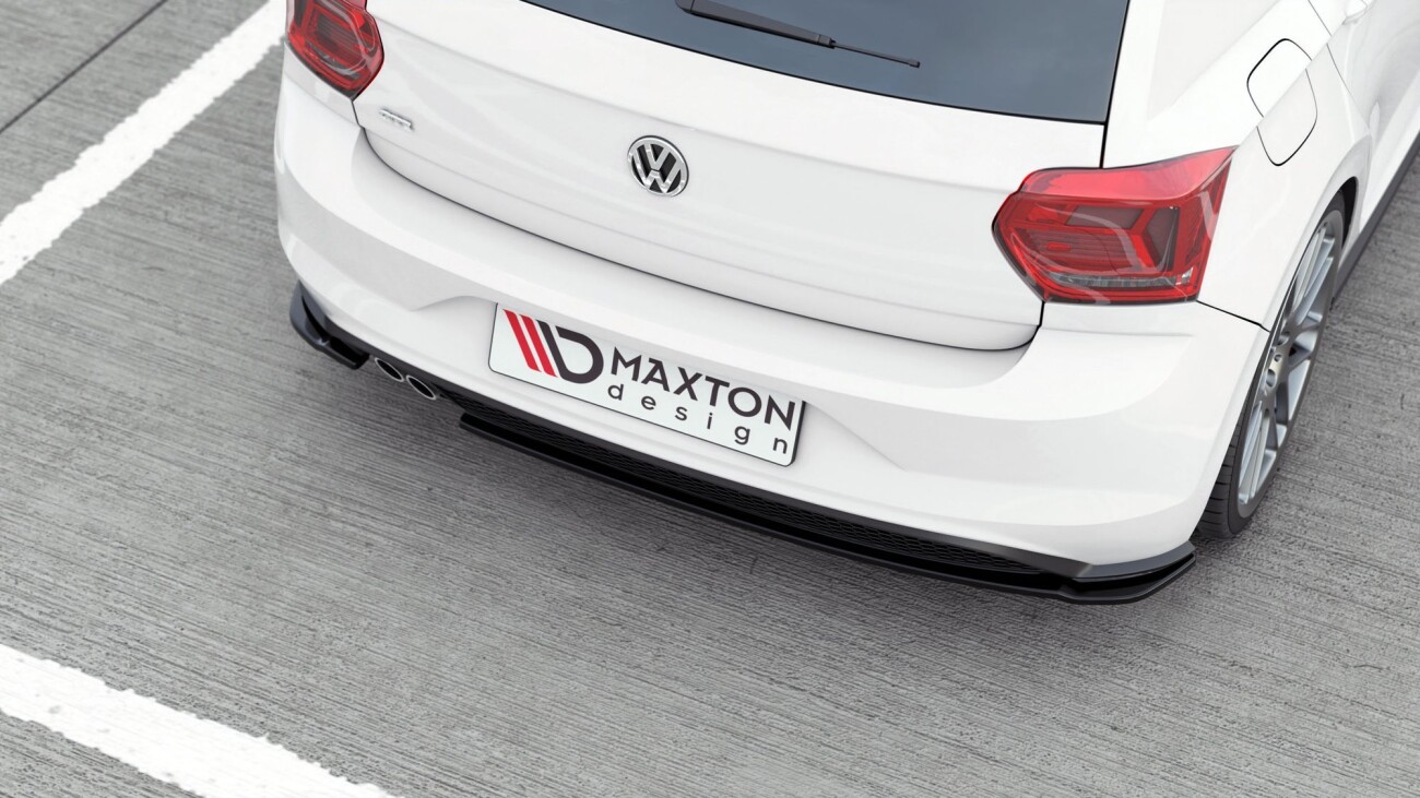 Street+ Heck Ansatz Flaps V.2 passend für VW Polo GTI / R-line Mk6 sc ...
