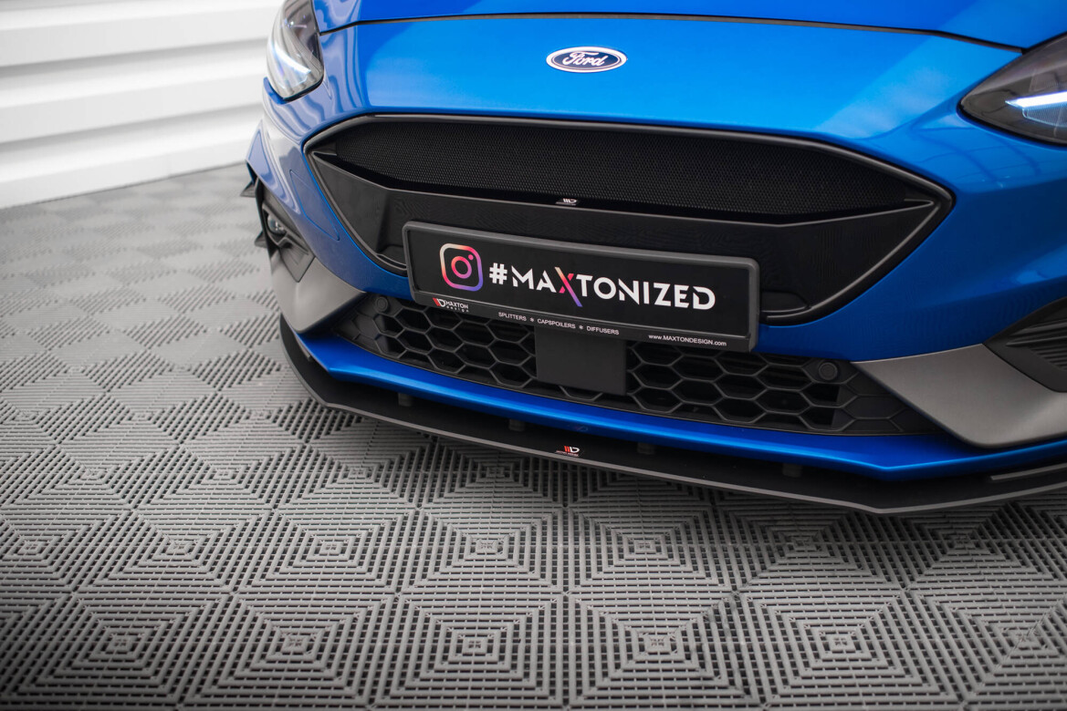 Street Pro Cup Spoilerlippe Front Ansatz für Ford Focus ST / ST-Line ...