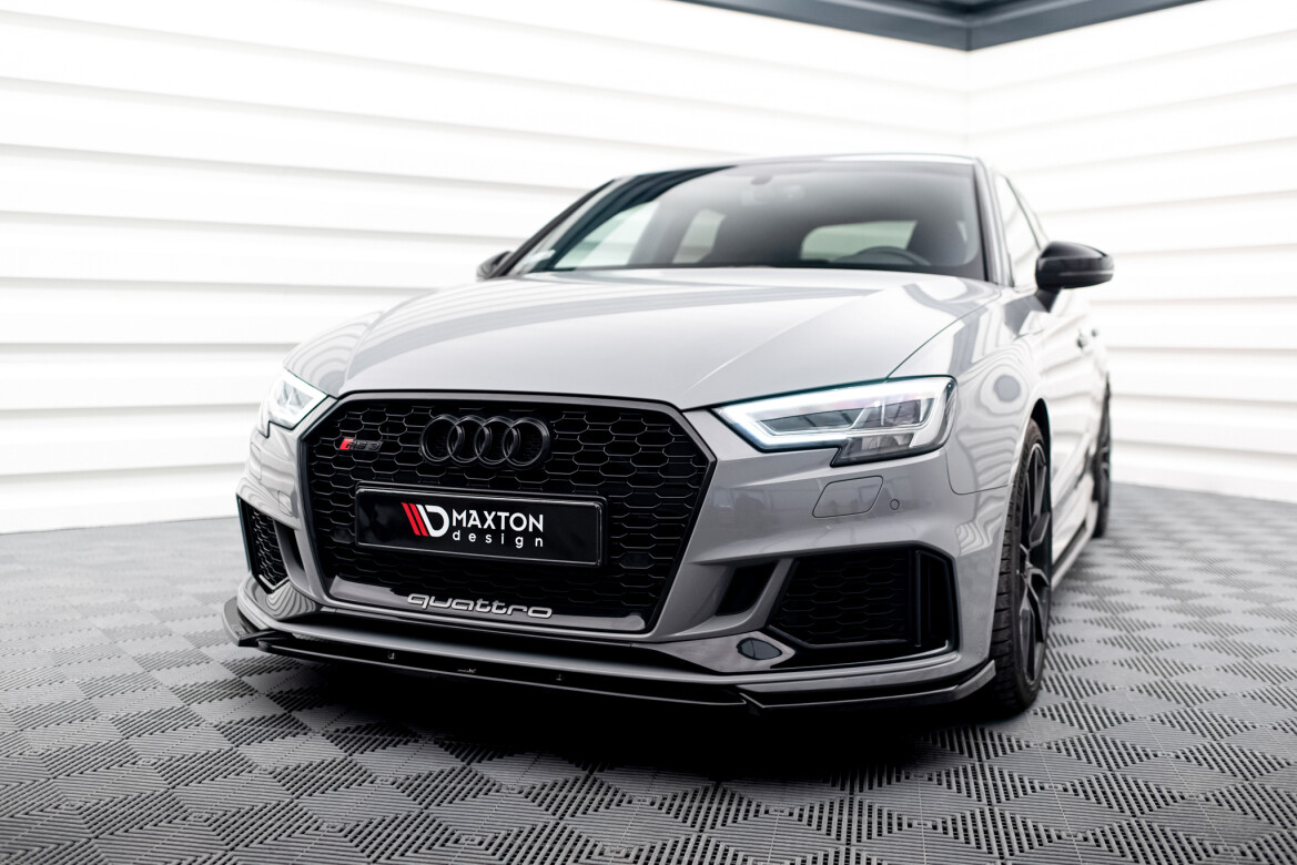 Street+ Spoilerlippe Front Ansatz V.4 passend für Audi RS3 8V FL Spor ...
