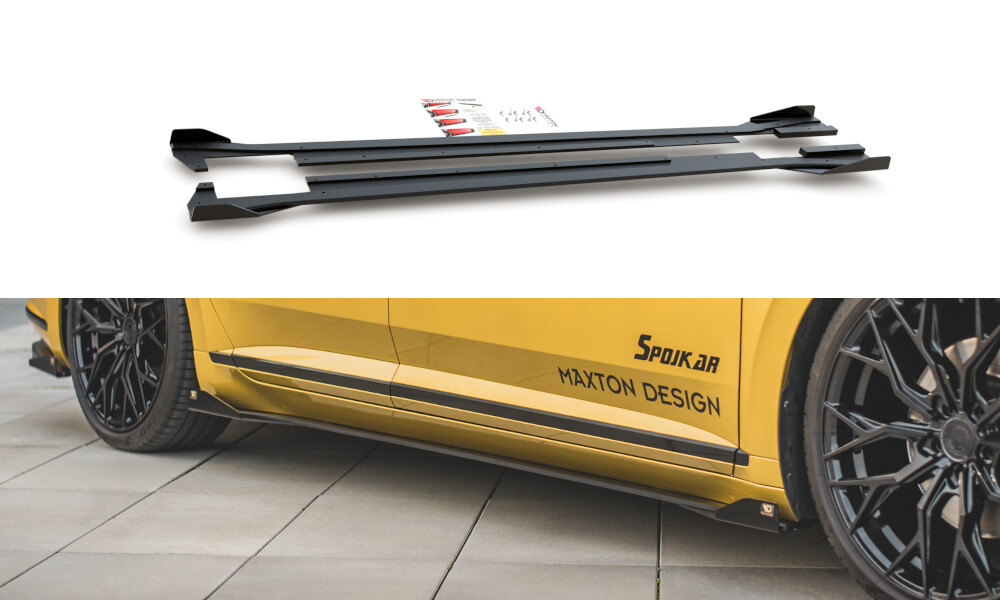 Street Pro Seitenschweller Leisten + Flaps passend für VW Arteon R-Li ...