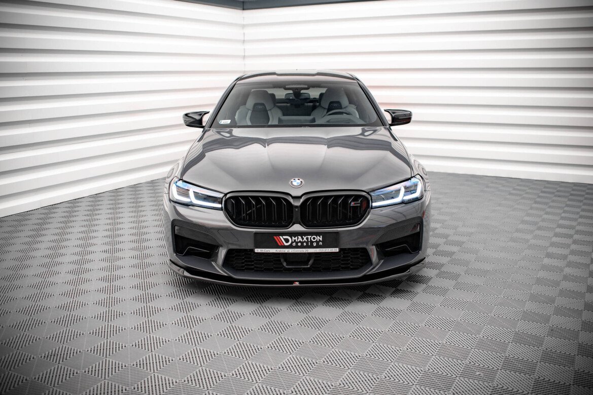 Street+ Spoilerlippe Front Ansatz V.3 passend für BMW M5 F90 FL schwa ...