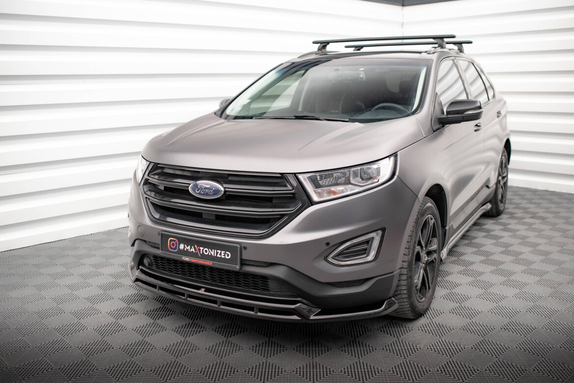 Street+ Spoilerlippe Front Ansatz passend für Ford Edge Mk2 schwarz H ...