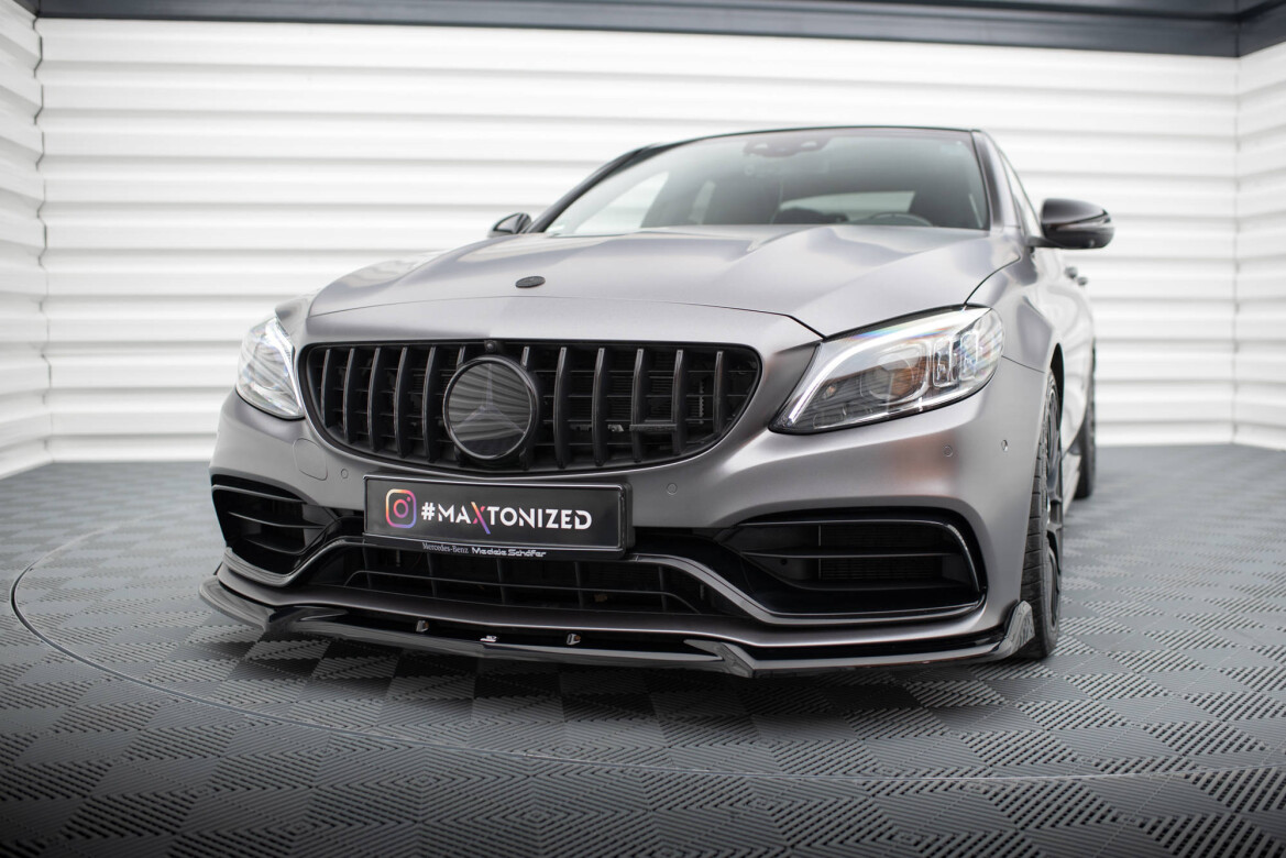 Street+ Spoilerlippe Front Ansatz V.2 passend für Mercedes-AMG C63 Li ...