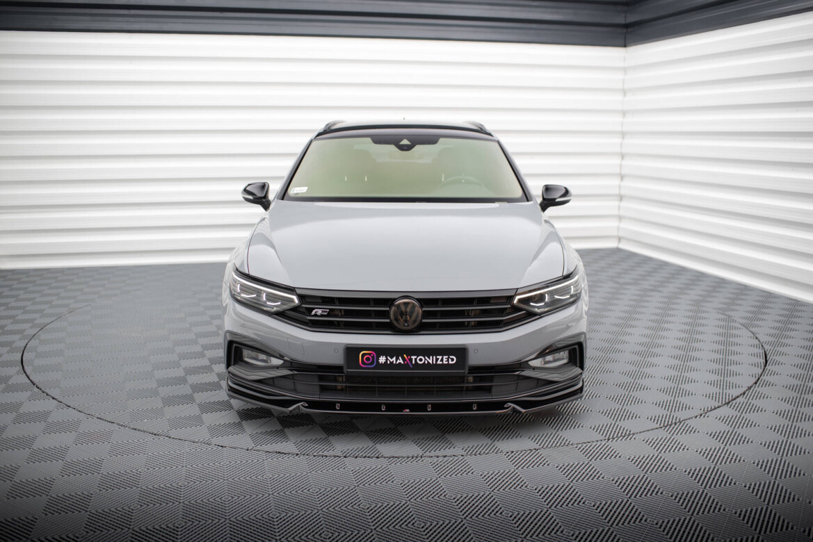 Cup Spoilerlippe Front Ansatz V.1 für VW Passat R-Line B8 Facelift sc ...