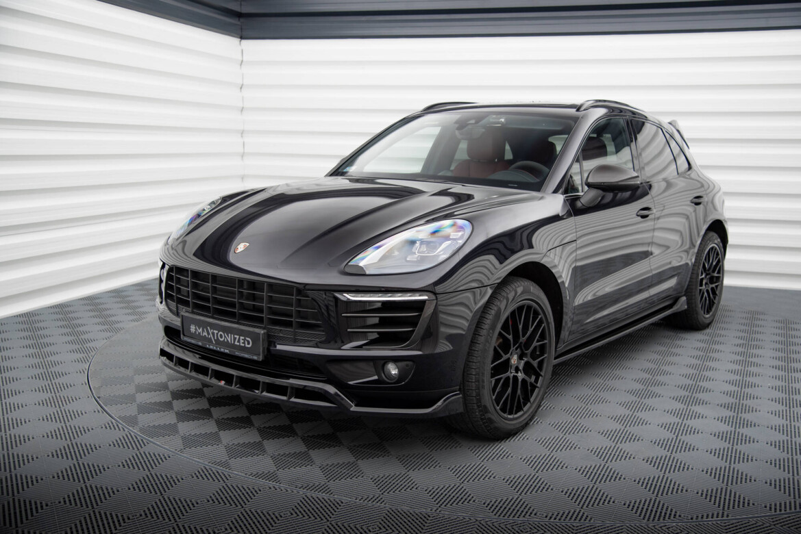 Street+ Spoilerlippe Front Ansatz V.3 passend für Porsche Macan Mk1 s ...
