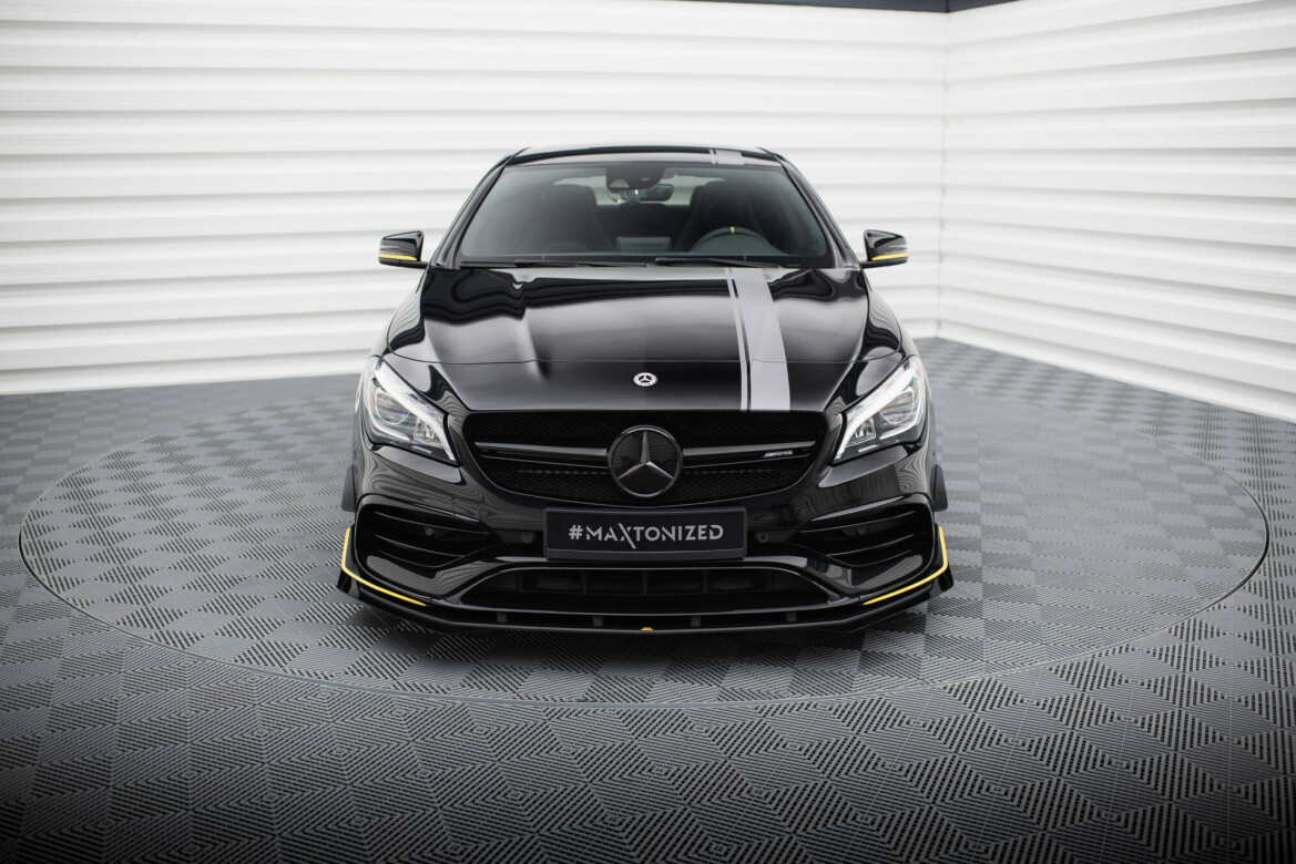 Street Pro Spoilerlippe Front Ansatz + Flaps passend für Mercedes-AMG ...