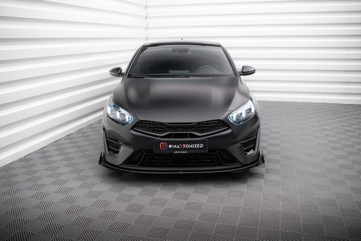 Street Pro Spoilerlippe Front Ansatz + Flaps passend für Kia Proceed ...