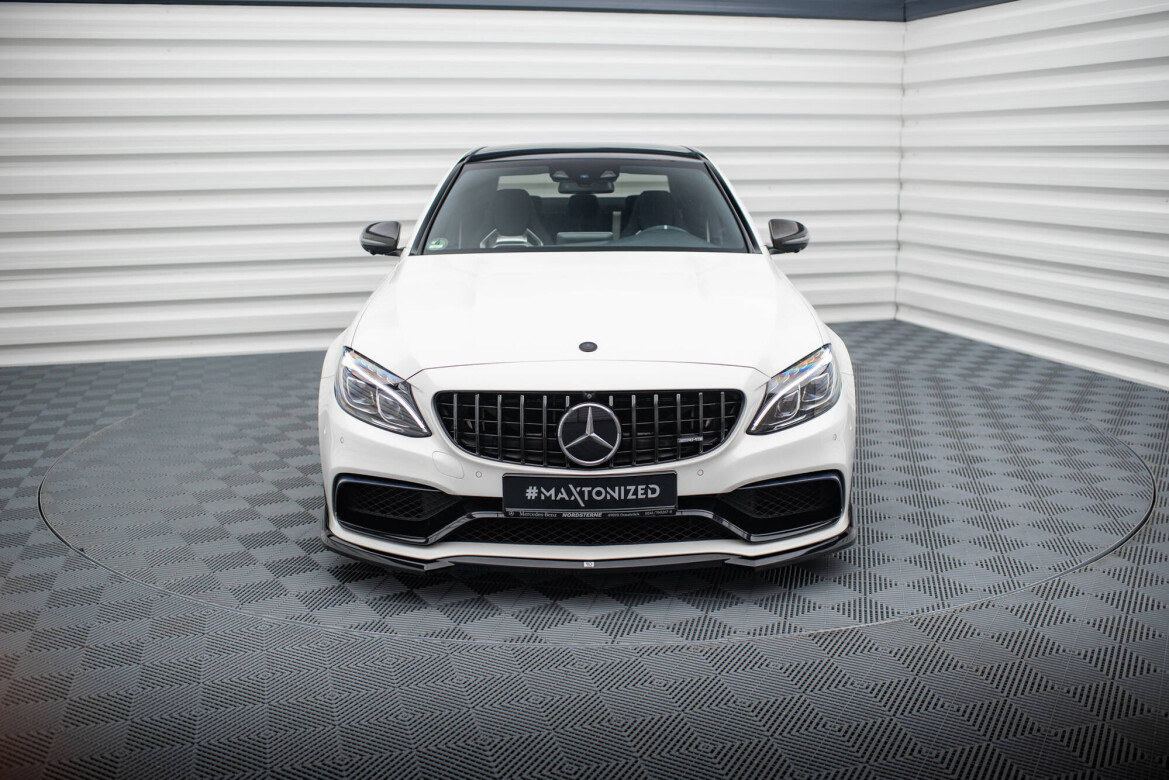 Street+ Spoilerlippe Front Ansatz V.3 passend für Mercedes-AMG C63 Li ...
