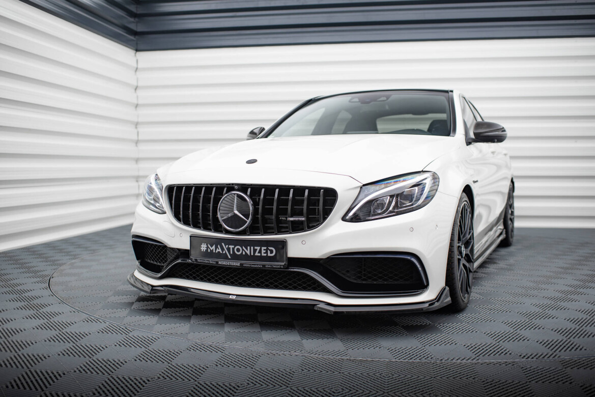 Street+ Spoilerlippe Front Ansatz V.3 passend für Mercedes-AMG C63 Li ...