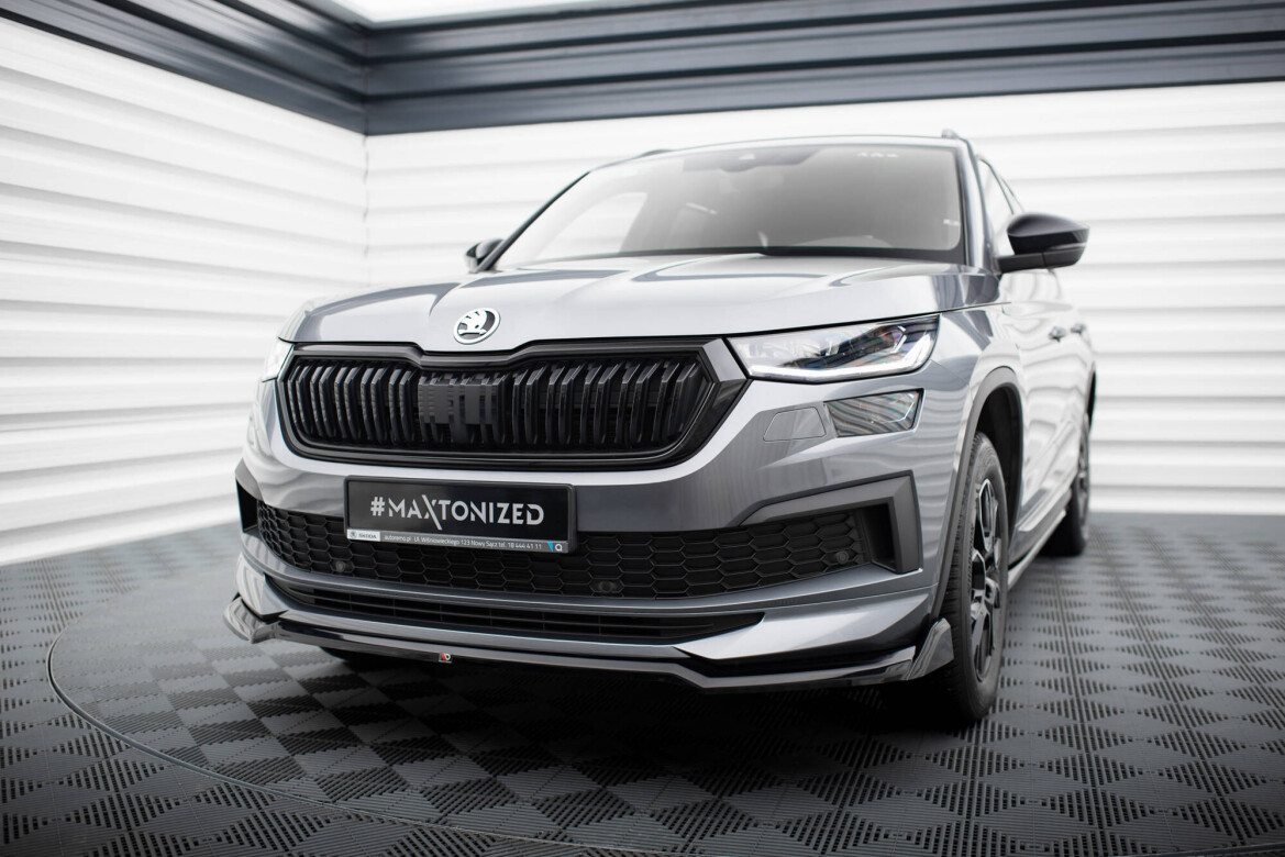 Cup Spoilerlippe Front Ansatz V.2 fur Skoda Kodiaq Sportline Mk1 FL s 199 00