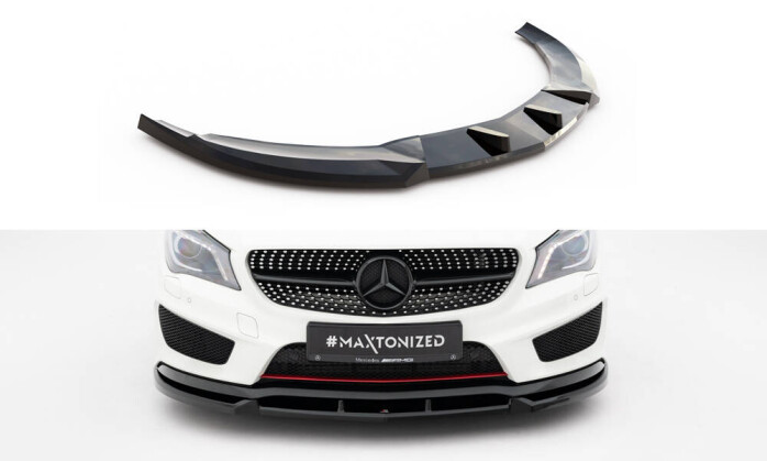 Street+ Spoilerlippe Front Ansatz passend für Mercedes CLA AMG-Line C ...
