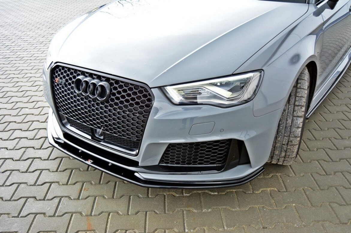 Street+ Spoilerlippe Front Ansatz V.2 passend für Audi RS3 8V Sportba ...