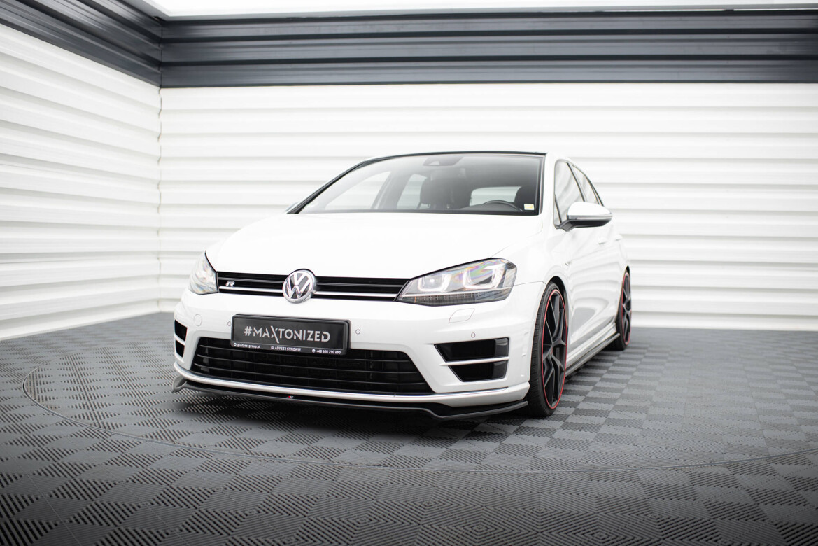 Street+ Spoilerlippe Front Ansatz V.2 passend für VW Golf R / R-Line ...
