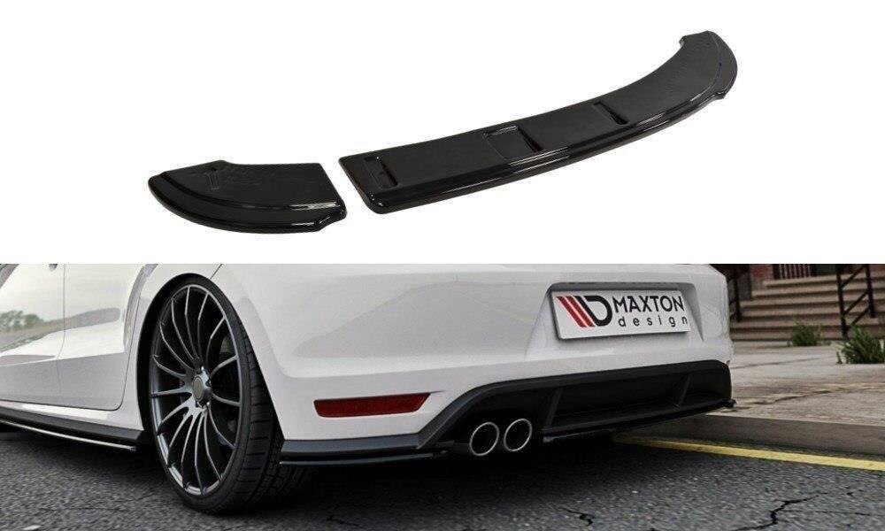 Street+ Diffusor Heck Ansatz passend für VW Polo GTI Mk5 FL schwarz H ...