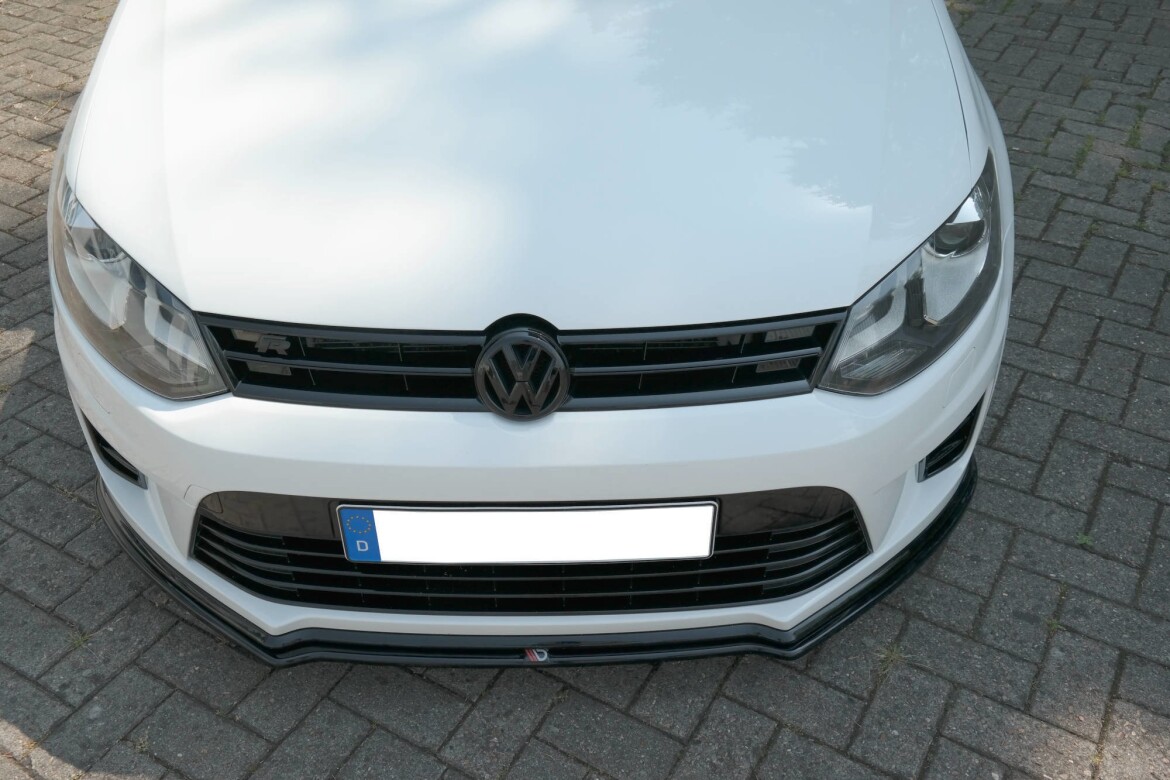 Street+ Spoilerlippe Front Ansatz passend für VW Polo WRC Mk5 schwarz ...