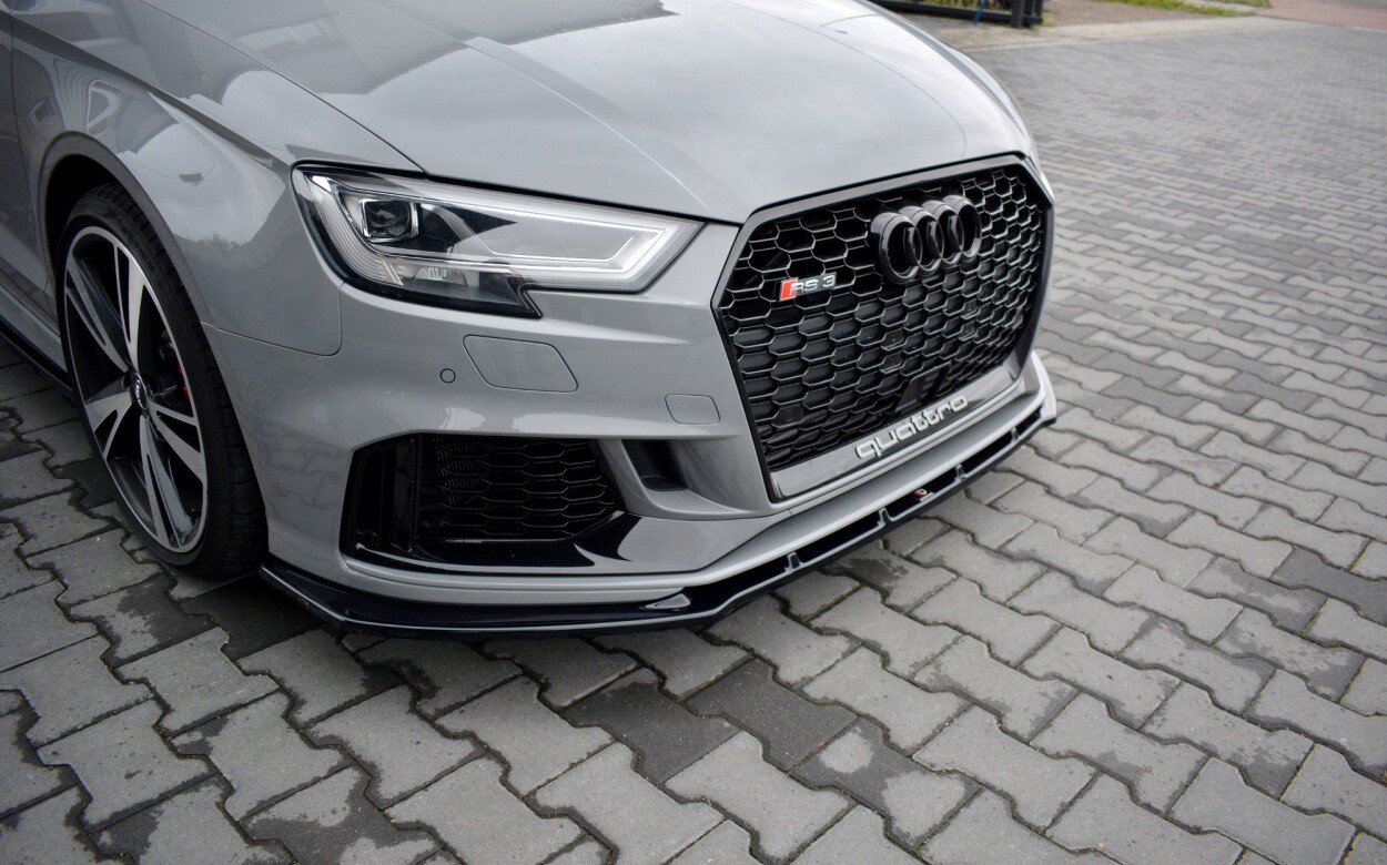 Street+ Spoilerlippe Front Ansatz V.1 passend für Audi RS3 8V FL Limo ...